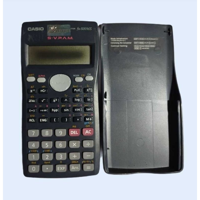 Máy tính Casio fx-500 cũ ( như hình sài tốt) | Shopee Việt Nam