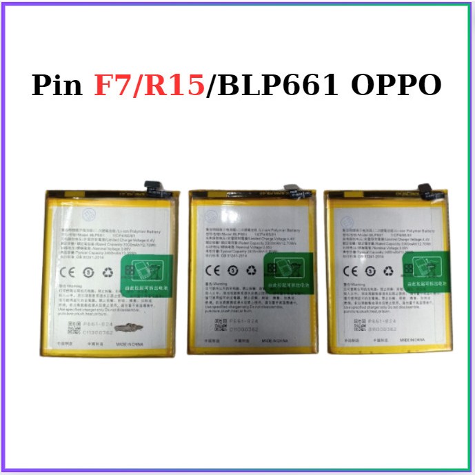 Pin oppo BLP661/ A3/F7/R15,mới | Shopee Việt Nam