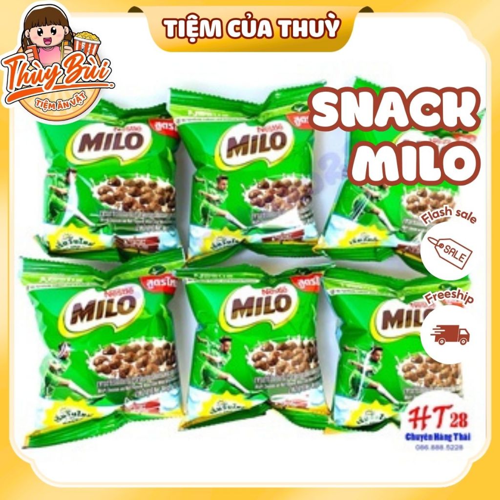Snack Bim Bim Milo Nestle Thái Lan, Ngũ Cốc Ăn Sáng Cacao Milo Thái Lan ...