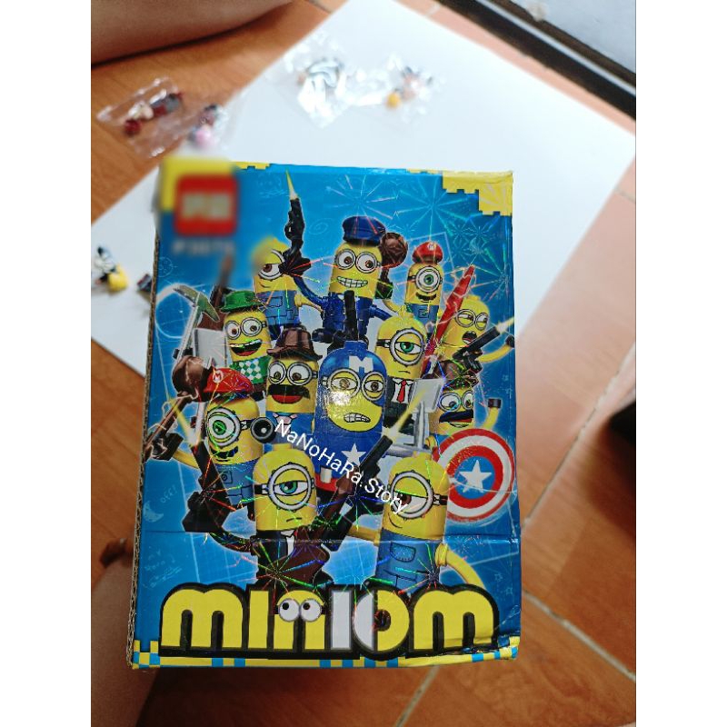 1 Bộ 24 túi xếp hình Lego mini World Minions mẫu mới cho bé sưu tầm ...