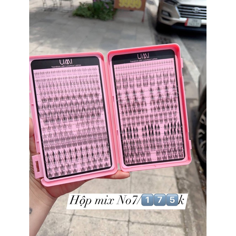 [No.7] Hộp Lông Mi UMI Cụm Trên Và Dưới Mix Đầy Đủ Các Dáng Mi Viral Có Thể Tái Sử Dụng | Shopee ...