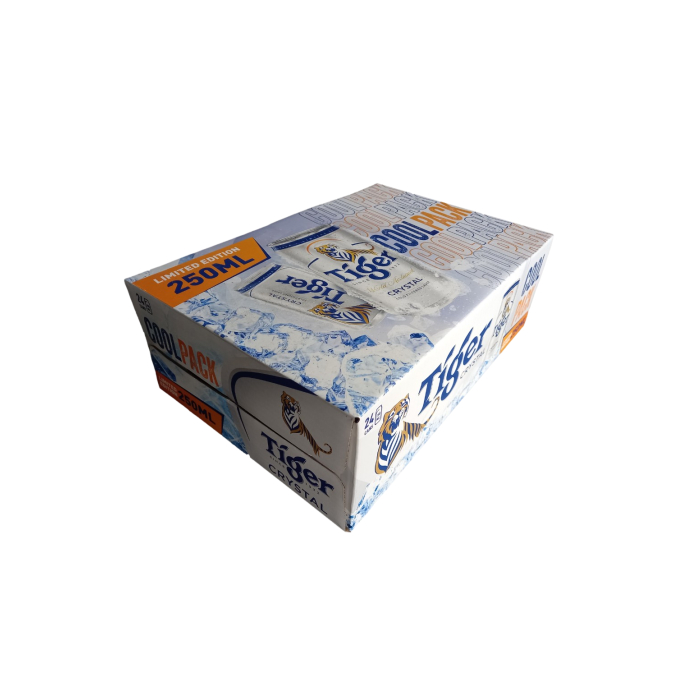 Thùng 24 Lon bia Tiger Crystal Cool Pack lon 250 ml | Shopee Việt Nam