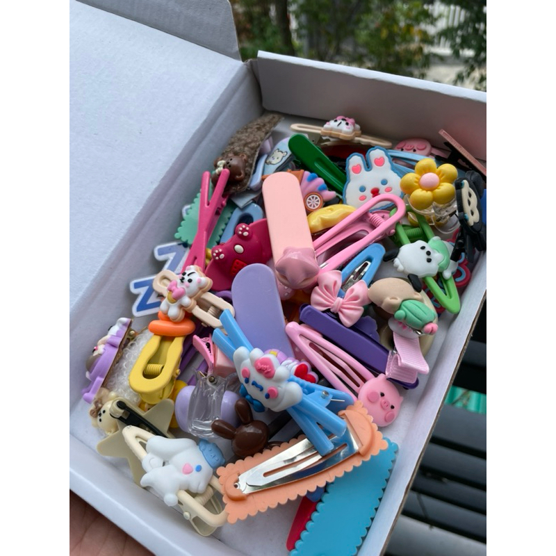 Box kẹp tóc mix 50 cái kèm box tự chọn ( kẹp mấy ảnh cuối nhé) | Shopee Việt Nam