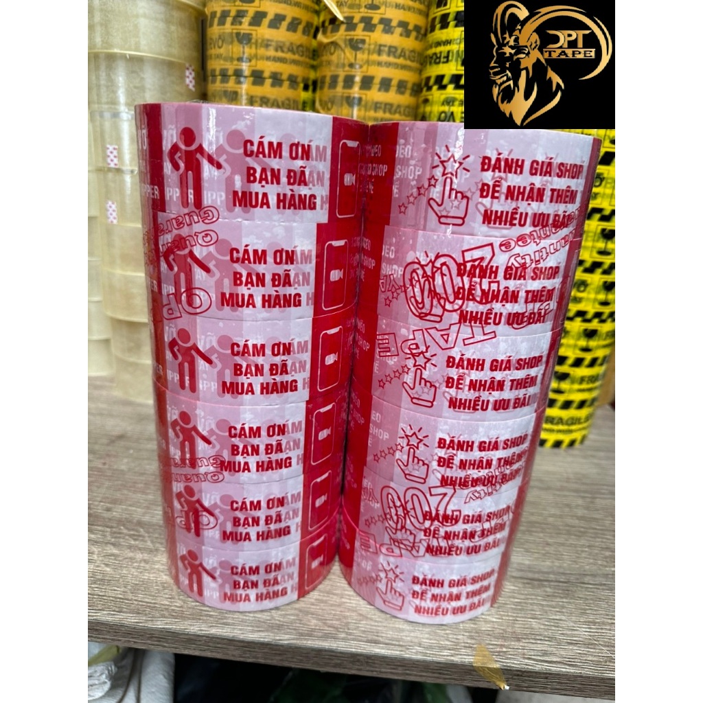 Băng keo hàng dễ vỡ 5 trong 1, 5cm-200Y 1,8KG, 5cm-100y 1kg.( 6 CUỘN/ CÂY) | Shopee Việt Nam