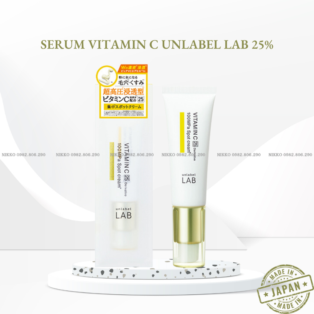 Serum Vitamin C 25% 100MPa Spot Cream Unlabel LAB 20g | Shopee Việt Nam
