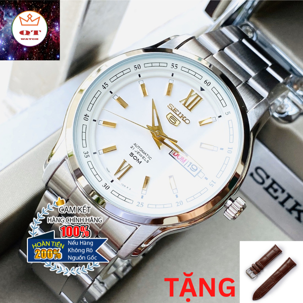 Đồng Hồ Nam SEIKO 5 Automatic SNKP15K1 Chính Hãng Tặng Dây Da Cao Cấp ...
