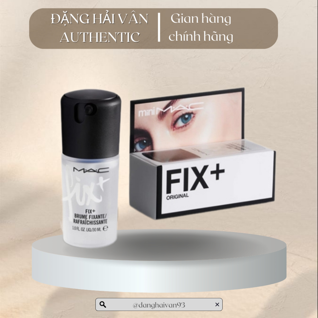 Xịt Khóa Makeup MAC Prep + Prime Face Fix Setting Spray 30ml | Shopee Việt Nam