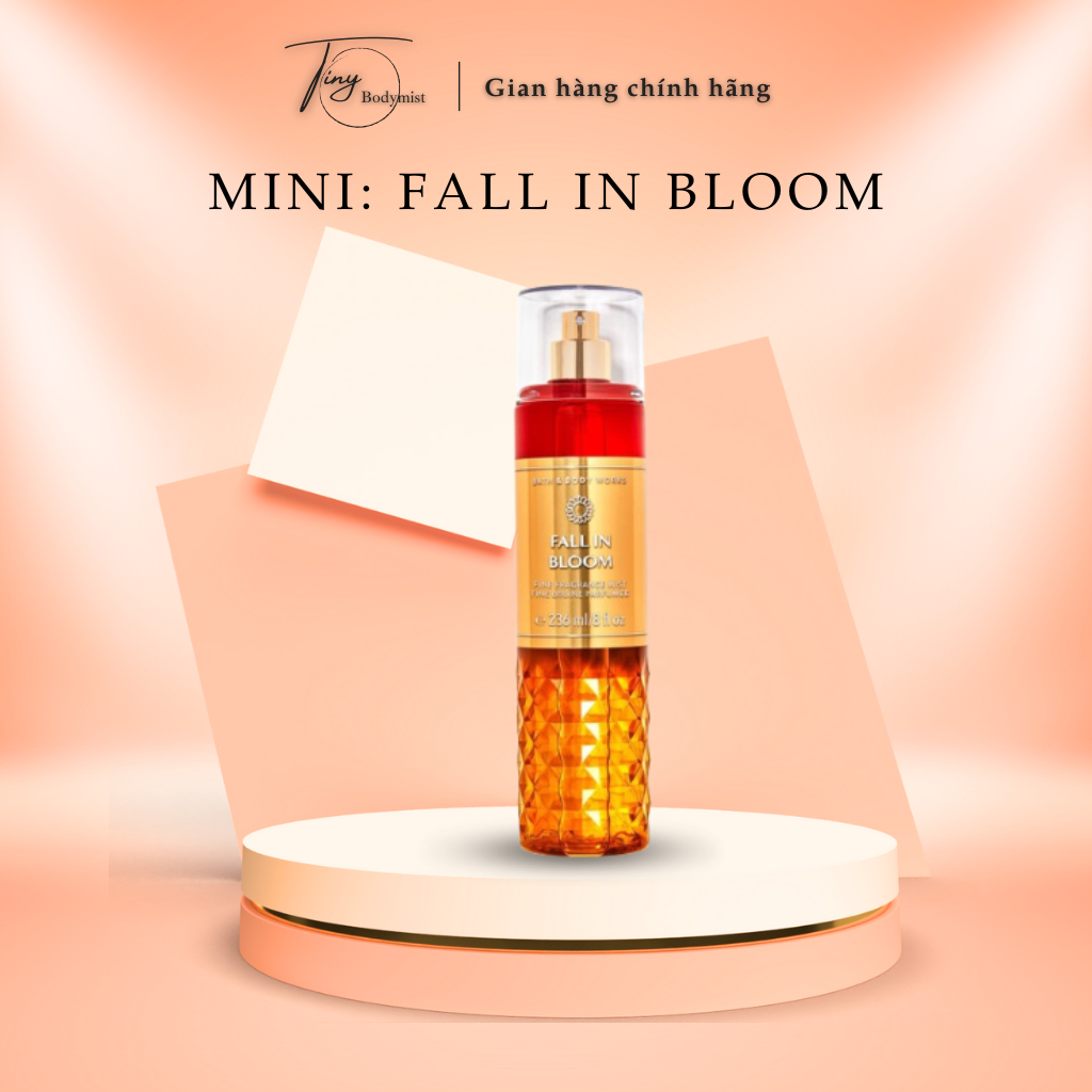 Xịt Thơm Toàn Thân Fall In Bloom Body Mist Bath and Body Works Minisize ...