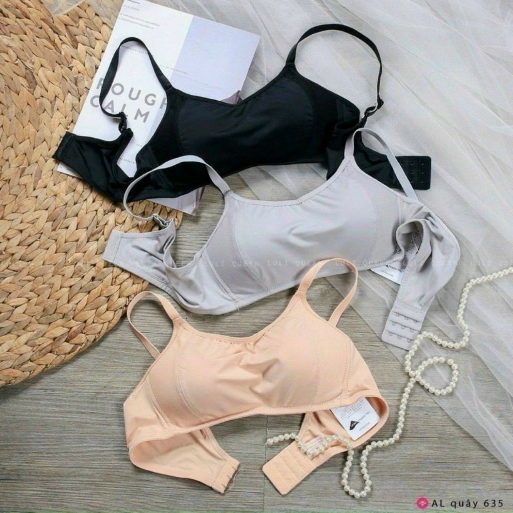 Áo Lót Kiêm Bra Chất Liệu Cotton Không Gọng Mút Mỏng Thông Hơi Thoáng ...
