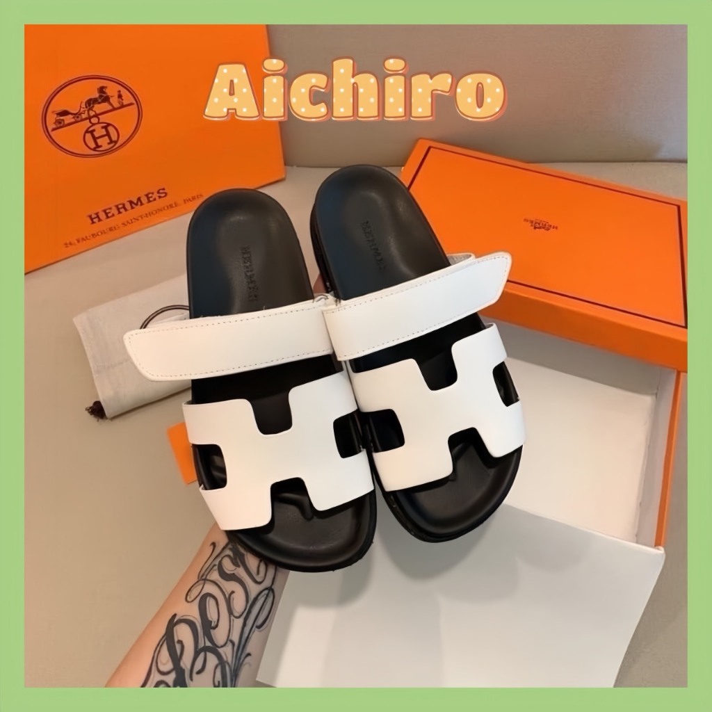 (Fom Nhỏ)Dép Hm Trắng Quai Dán Chữ H Mới DA MỀM Đế Nhẹ Siêu Hot,Dép nữ ...