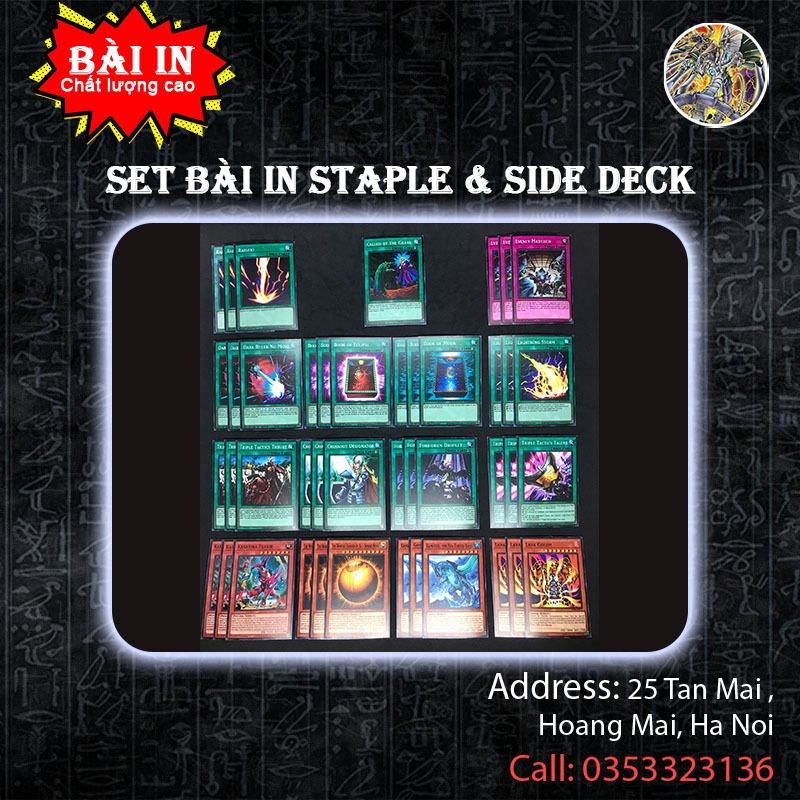 [Bài in Yu-gi-oh] Set bài in (33) - Staple & Side deck | Shopee Việt Nam