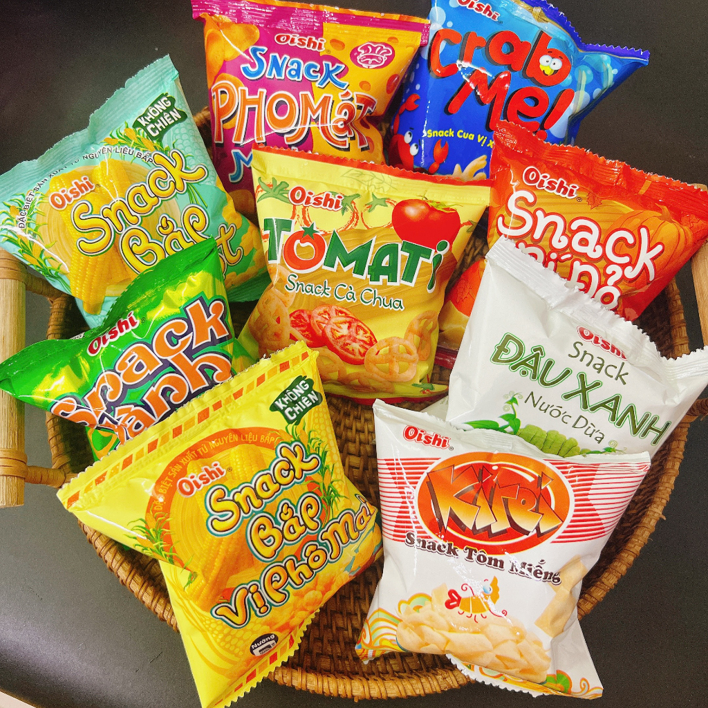 20gói bim bim snack loại nhỏ ( 6g/1 gói ) thơm ngon, giòn sụn siêu rẻ ...