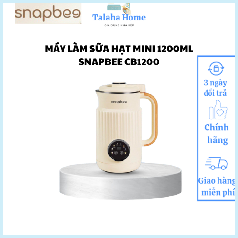 Máy làm sữa hạt Snapbee CB1200 - Dung tích 1200 ml - 9 chế độ nấu đa ...