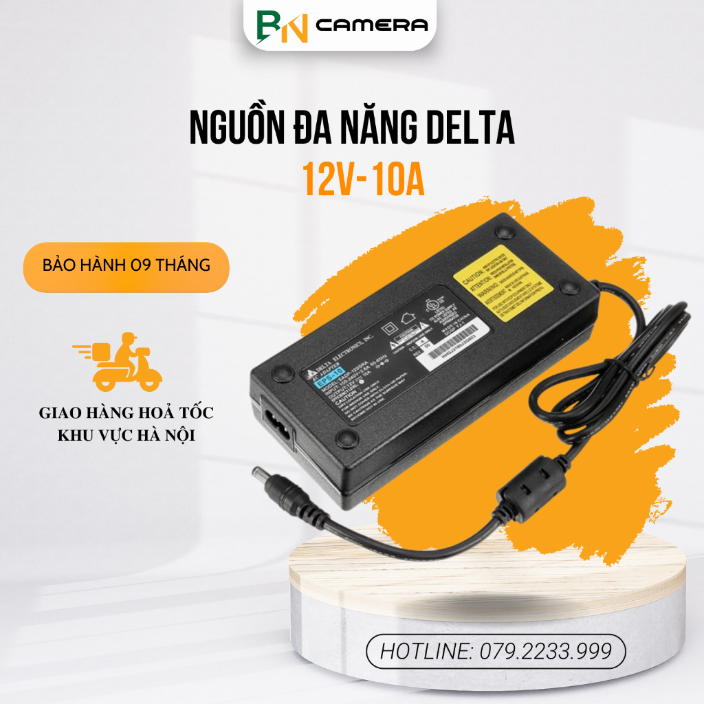 Nguồn đa năng 12V-10A Delta, bảo hành 09 tháng | Shopee Việt Nam