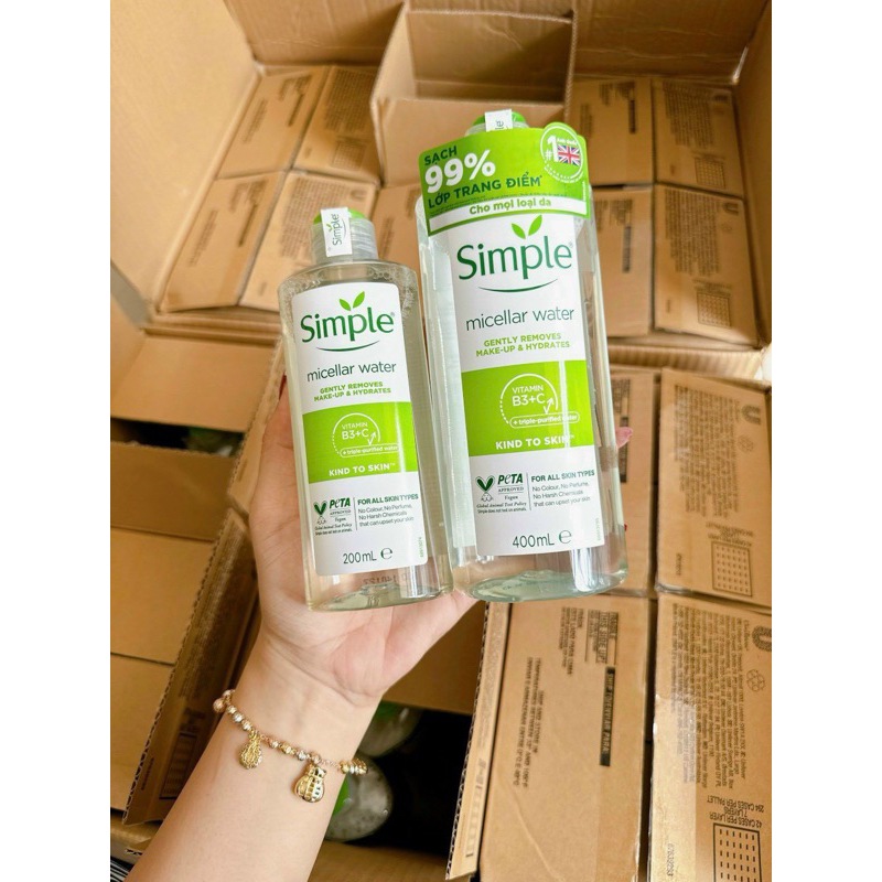 [CHÍNH HÃNG-GIÁ TỐT] Nước Tẩy Trang Simple Micellar Water 200ml ...