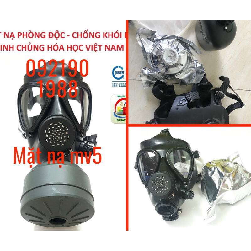 Mặt nạ phòng độc mv5, full bộ .chống khói đoc ,chống độc | Shopee Việt Nam