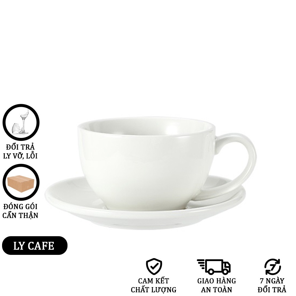 Ly Latte - Ly Coffee 250ml, Ly cà phê Capuchino, Ly cà phê Latte, Ly cà ...