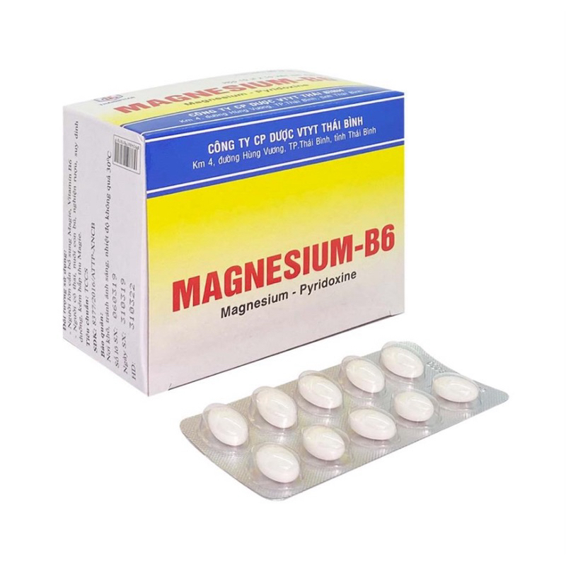 Magnesium - B6 —Bổ sung Magie và Vitamin B6, hỗ trợ giảm căng thẳng ...
