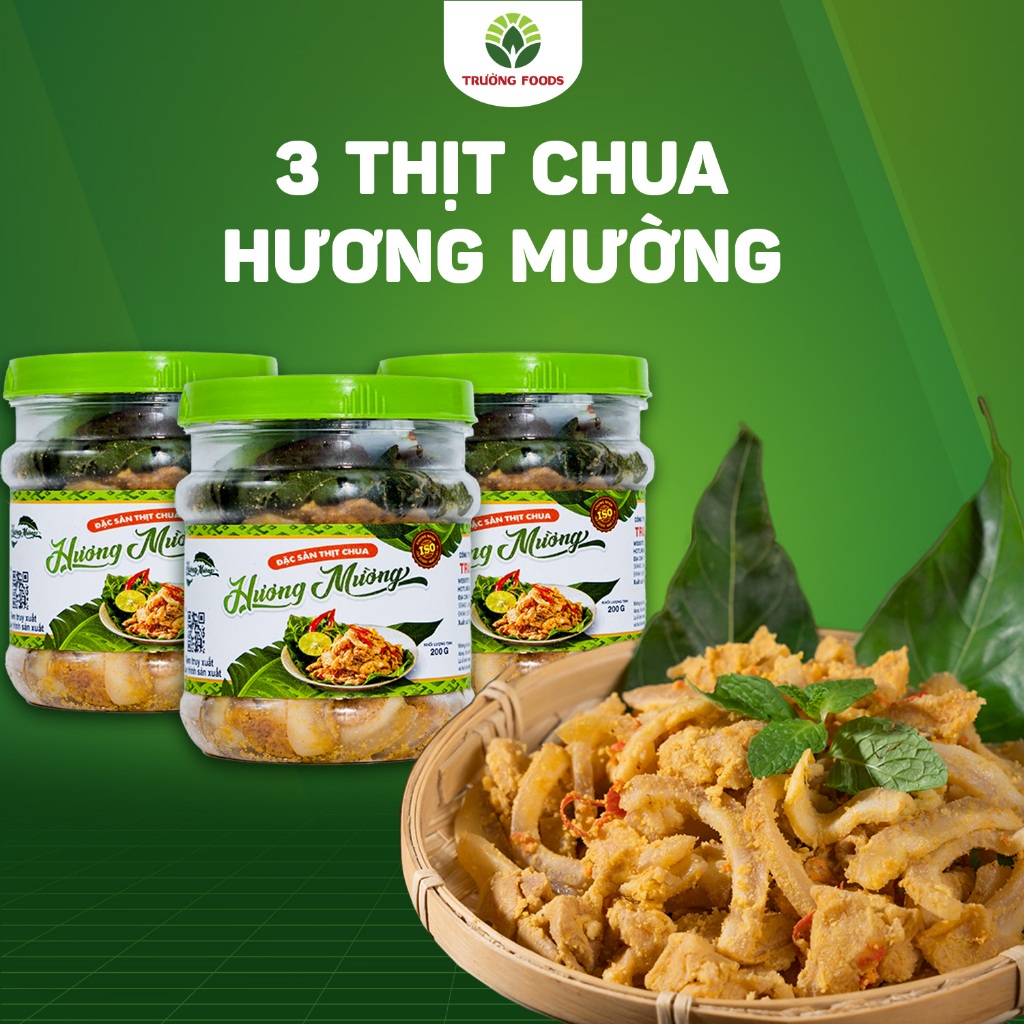 Combo 3 Thịt Chua Hương Mường - Thịt Chua Trường Foods 160g - Chi Nhánh ...