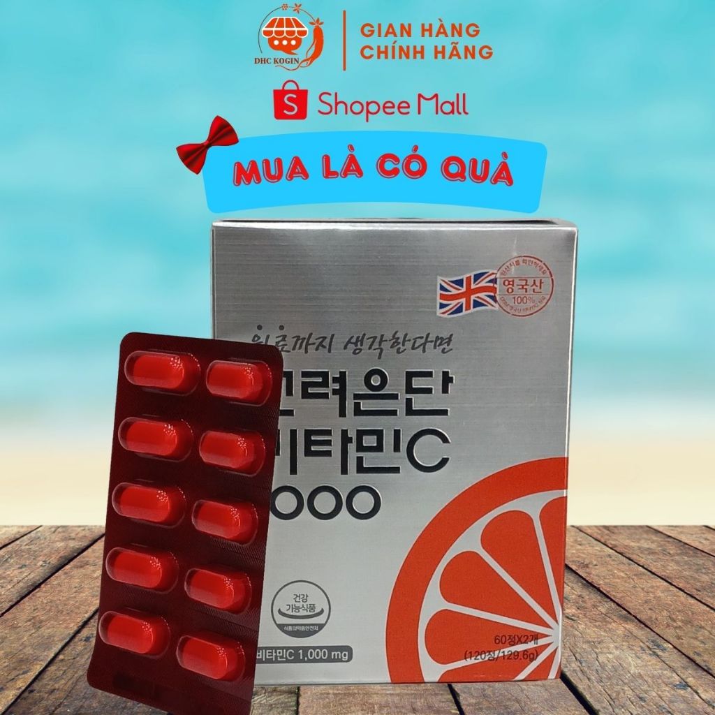 Viên Uống Vitamin C 1000mg Eundan Hàn Quốc (Hộp 120 Viên) - DHC Korea ...