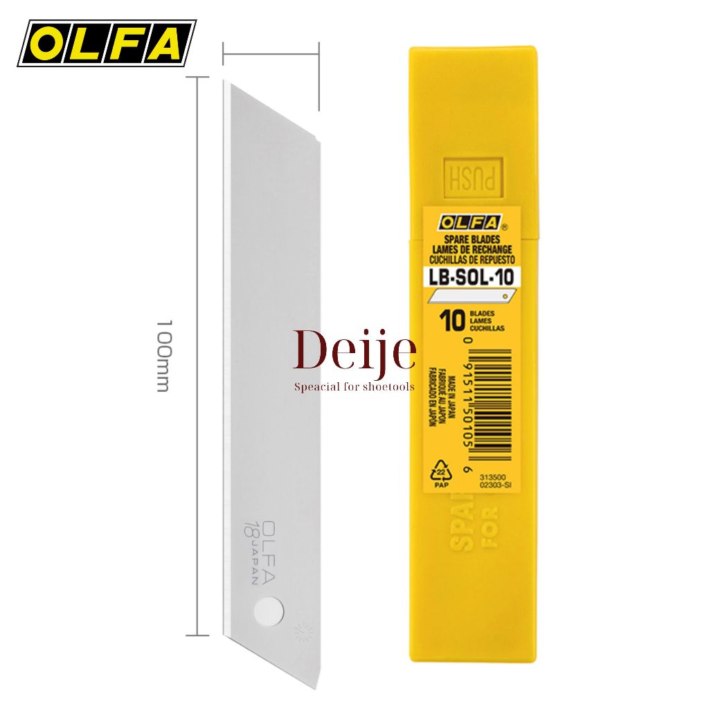 Lưỡi dao lớn Nhật OLFA LB-SOL-10 (lưỡi không bẻ) 18mm | Shopee Việt Nam