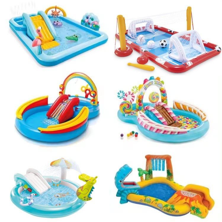 Bể bơi phao có cầu trượt INTEX 57161/57165/57162 | Shopee Việt Nam