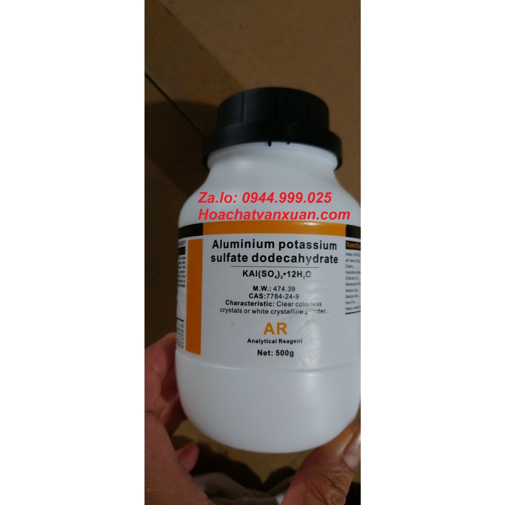Phèn nhôm lọ 500g KAl(SO4)2 AlK(SO4)2 phèn chua | Shopee Việt Nam