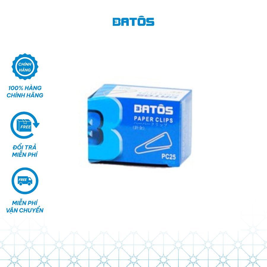 Set 10 hộp nhỏ ghim tam giác Batos PC25 25mm | Shopee Việt Nam