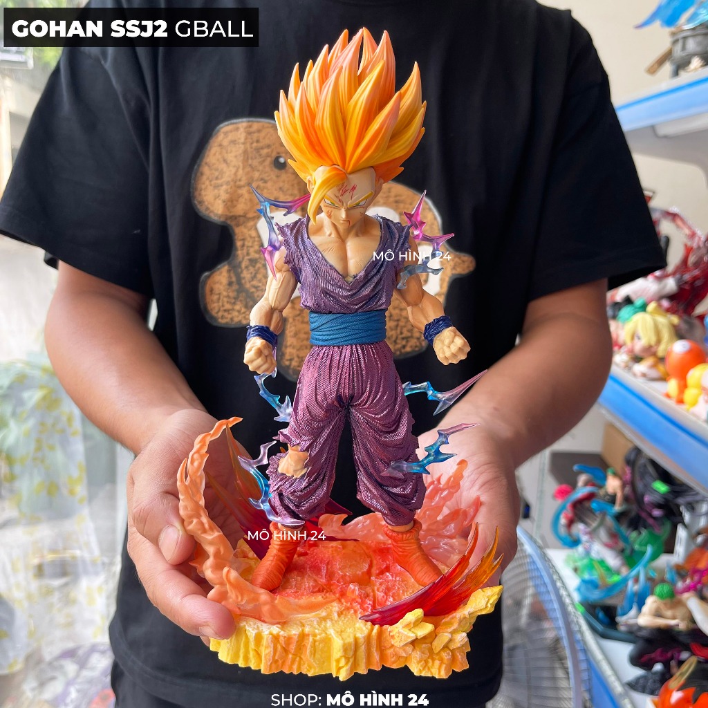Mô hình nhân vật Son Gohan SSj2 GBALL 26CM studio figure dragon ball ...