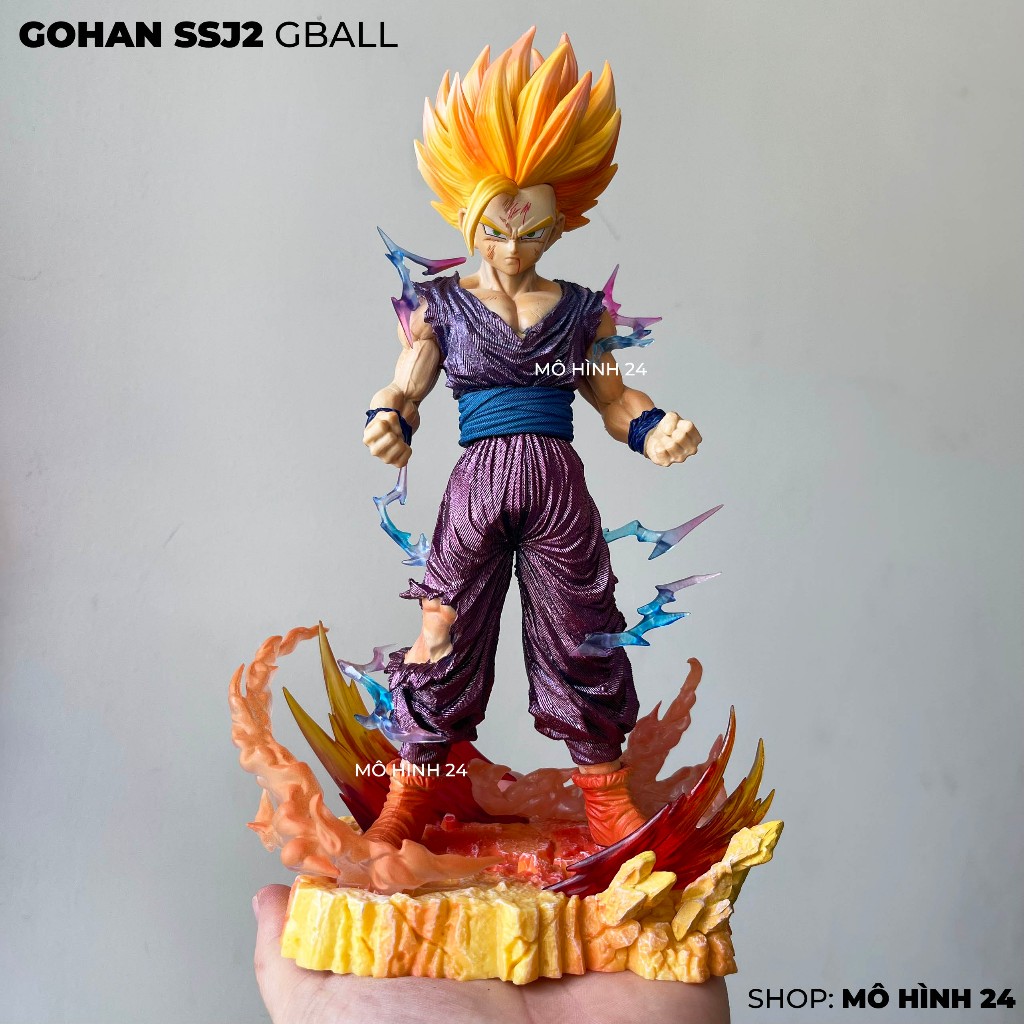 Mô hình nhân vật Son Gohan SSj2 GBALL 26CM studio figure dragon ball ...