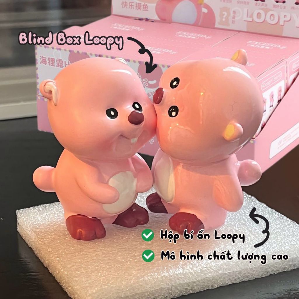 [Lẻ 1 hộp] Sưu Tầm Hộp Mù Blind Box Mô Hình Loopy Nhân Vật Hoạt Hình ...