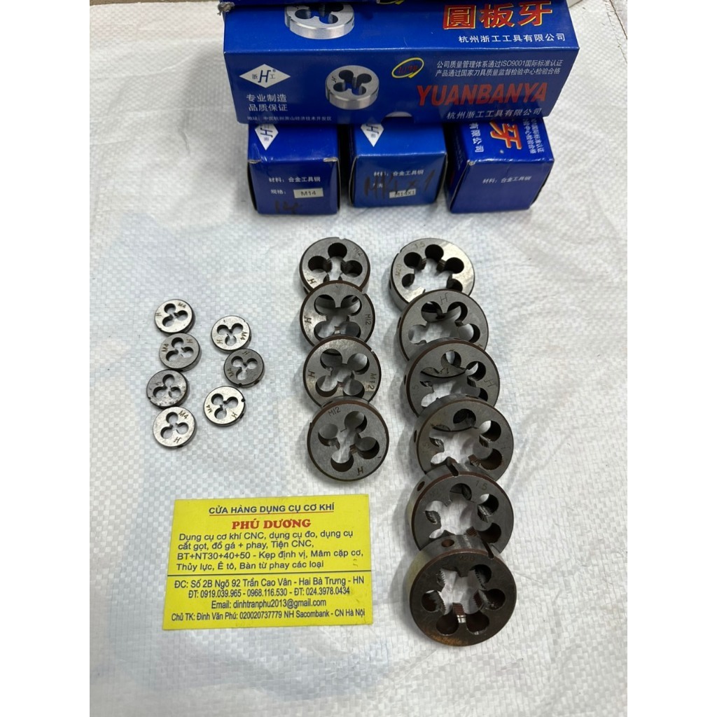 Bàn Ren Thượng Hải M3-M20 loại xịn ( chuyên ren sắt ,thép , nhôm , đồng ...