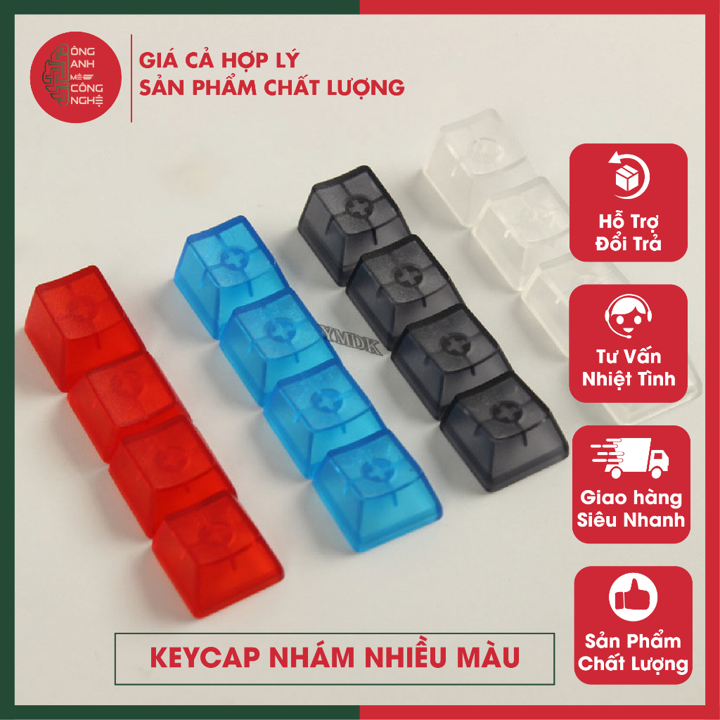 Keycap Tester Crystal | Gắn Switch Tester Nhựa ABS Trong Suốt Siêu Dày ...