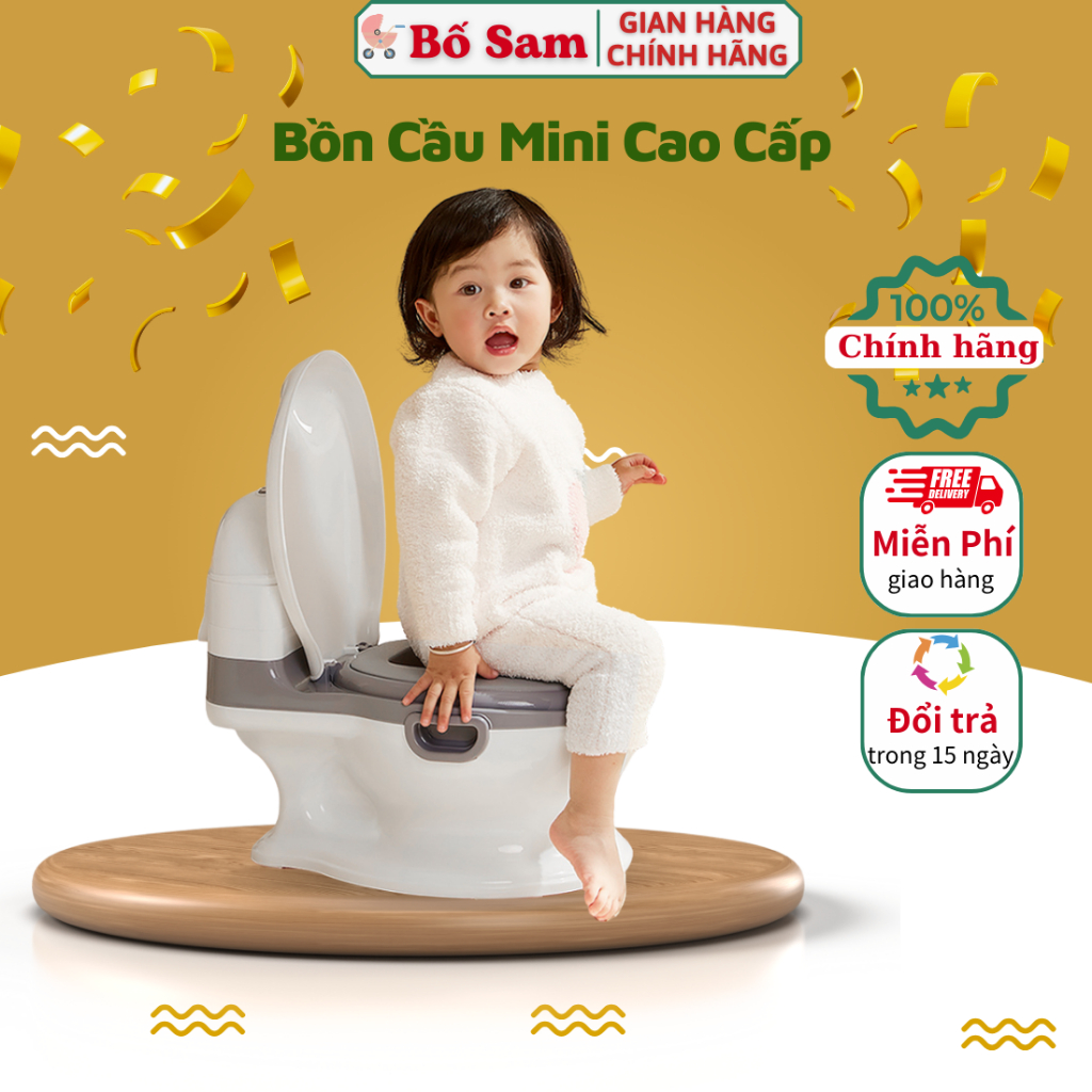 Bô vệ sinh đa năng bồn cầu mini cho bé từ 1 Tuổi đến 5 tuổi chống trơn ...