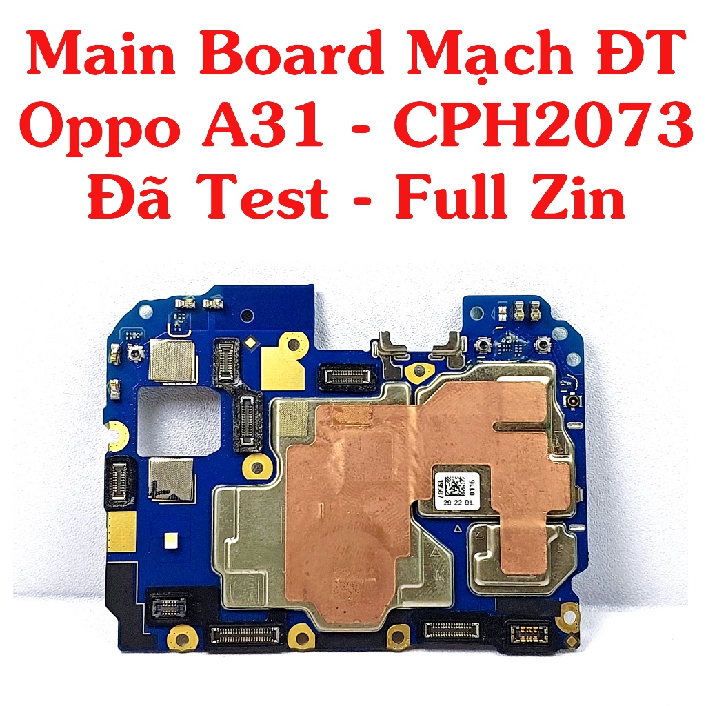 Main Board Mạch Điện Thoại Oppo A31 - CPH 2073 Ram 4G / Bộ Nhớ 128GB ...