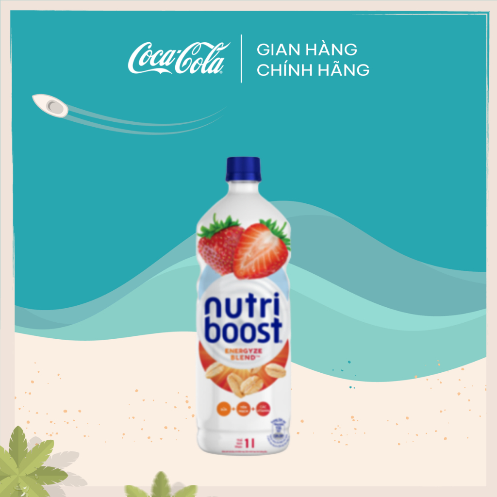 Chai Sữa Nutriboost Thế Hệ Mới Hương Dâu 1l/Chai Coca-Cola Official ...