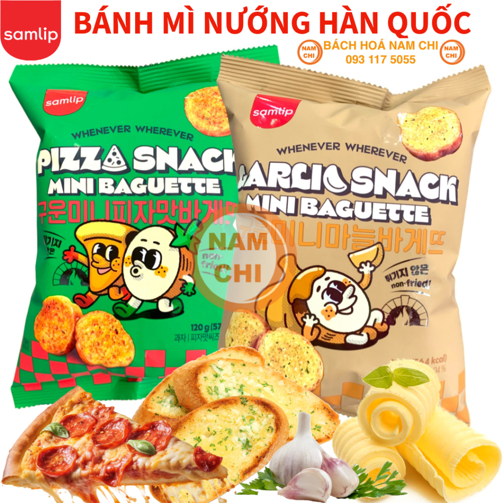 Bánh Mì Sấy Giòn SAMLIP Snack 120g - Hàn Quốc | Shopee Việt Nam