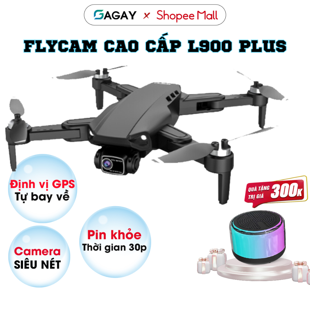 Flycam máy bay điều khiển từ xa EL900 PLUS, flycam mini với GPS theo ...