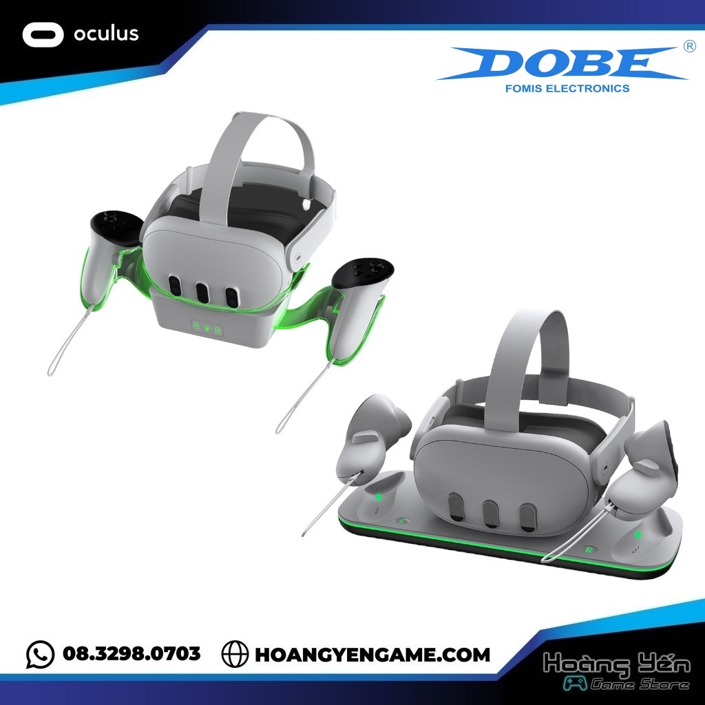 Dock Sạc Oculus Meta Quest 3 Dobe | Shopee Việt Nam
