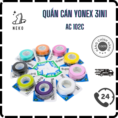 Quấn cán vợt cầu lông YONEX AC102C | Shopee Việt Nam