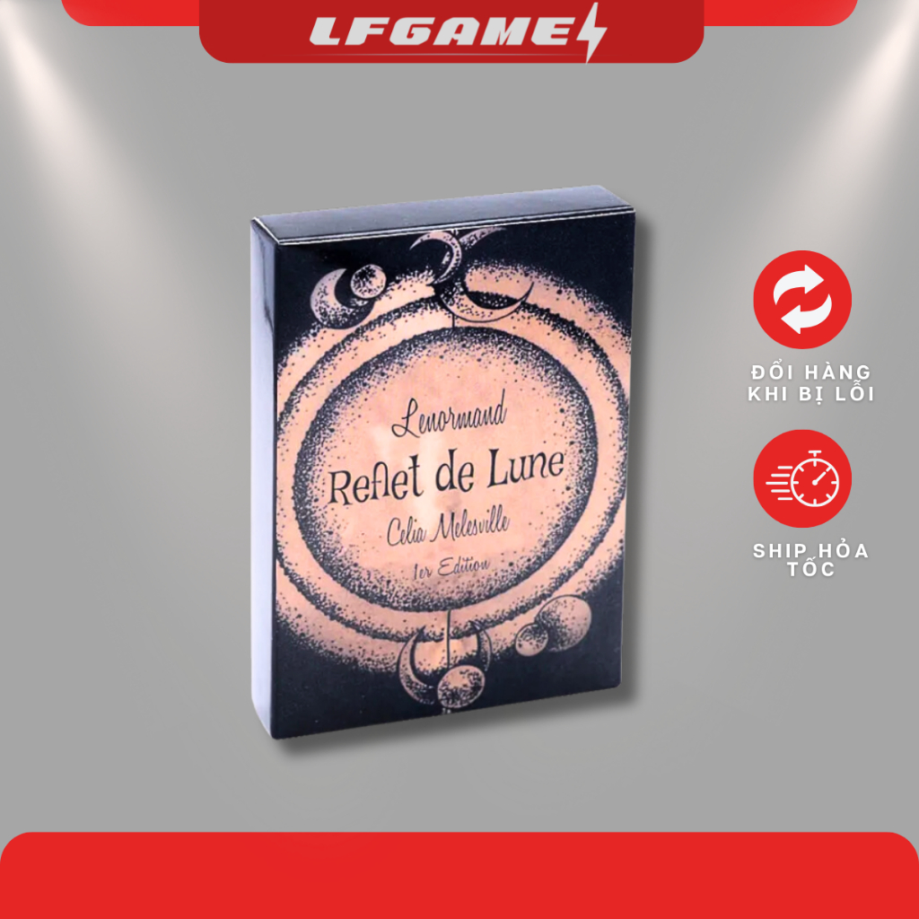 Bộ Bài Bói LENORMAND REFLET DE LUNE tarot oracle size tiêu chuẩn Tiếng Anh [MUA 2 BỘ BẤT KÌ TẶNG ...