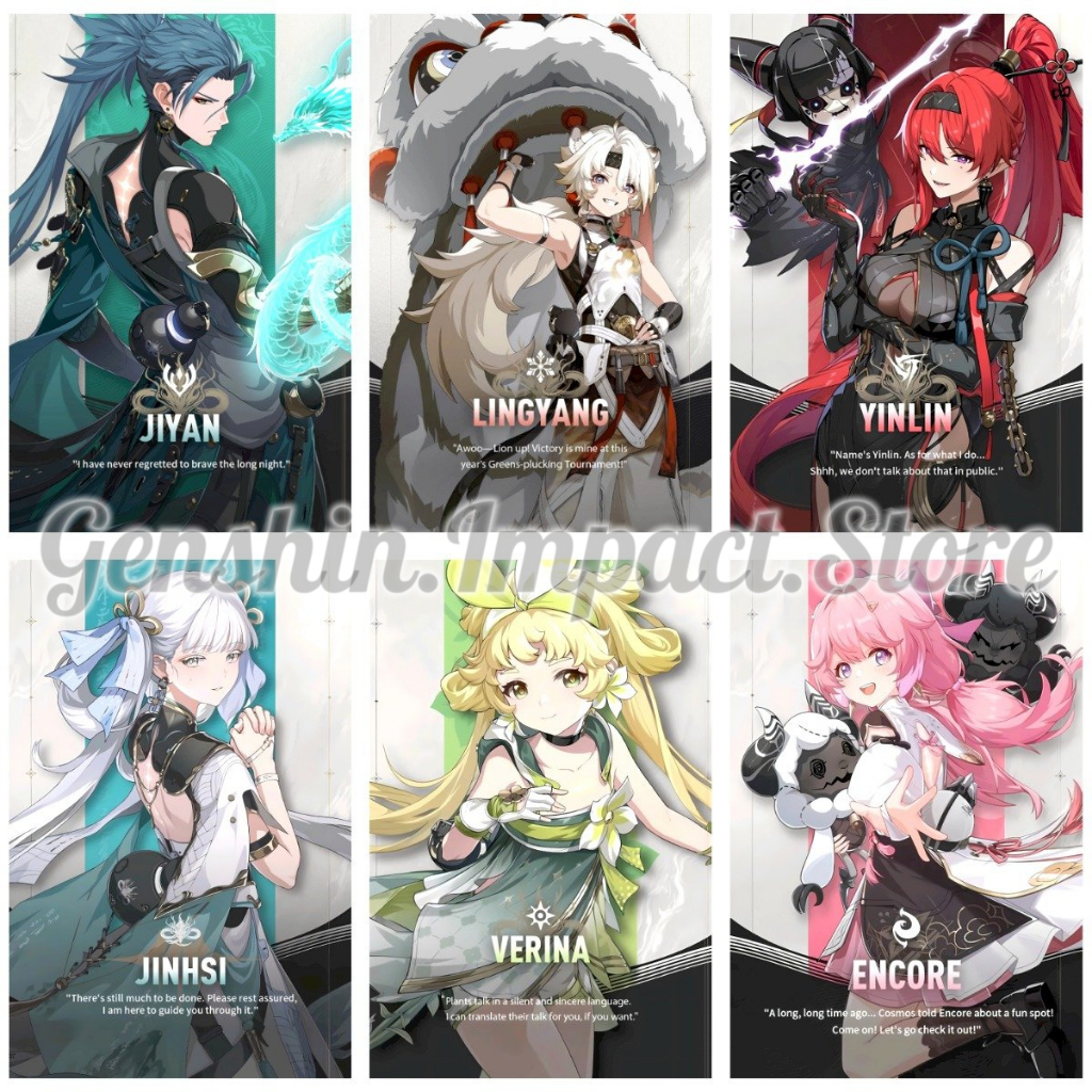 Ảnh card nhân vật Wuthering Waves (có bo góc) | Shopee Việt Nam
