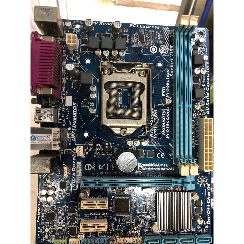 Main máy tính,main h61 Các Hãng giga , msi , asus , foxconn | Shopee ...