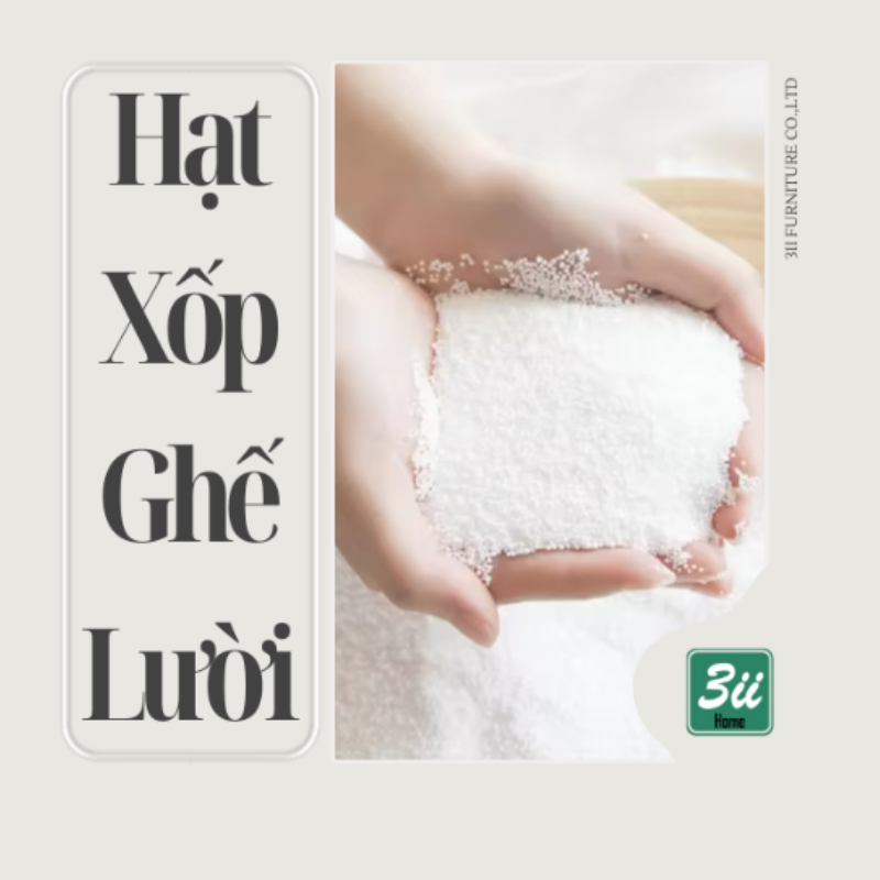 Hạt xốp ghế lười 3II HOME 1Kg EPS 1mm 2mm khử mùi an toàn cho sức khỏe ...