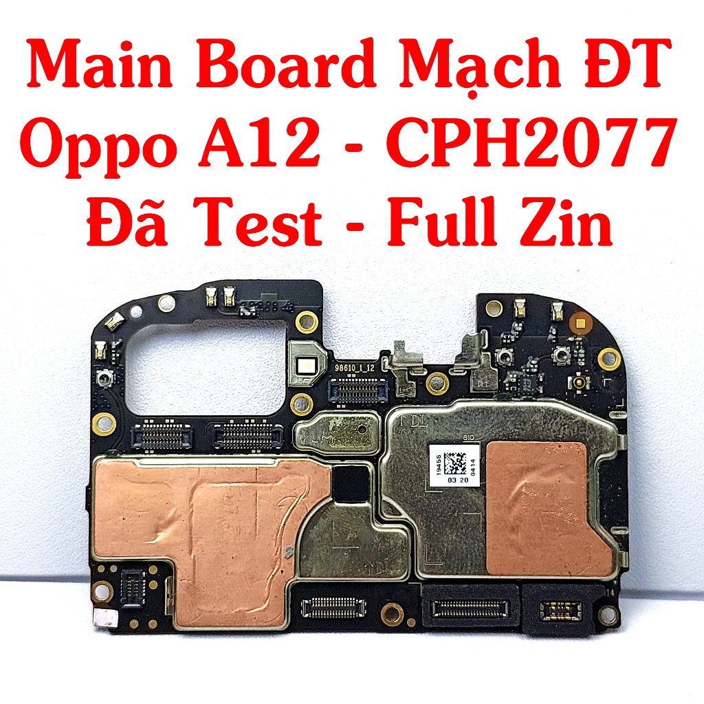 Main Board Mạch Điện Thoại Oppo A12 Đã Test - Full Zin | Shopee Việt Nam