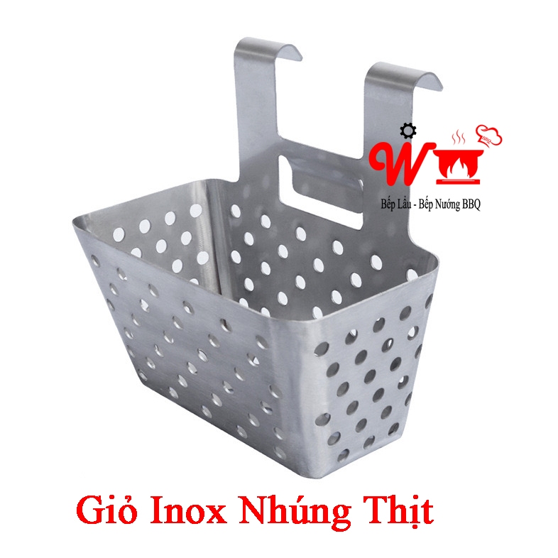 Rây inox 304, giỏ nhúng thịt nồi lẩu chuyên dùng cho bếp lẩu nhà hàng ...