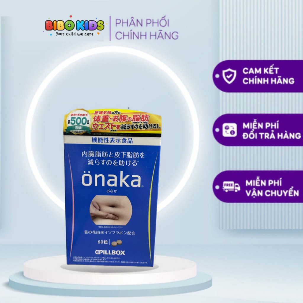 Viên uống hỗ trợ tan mỡ bụng Onaka Cpillbox 60 viên | Shopee Việt Nam