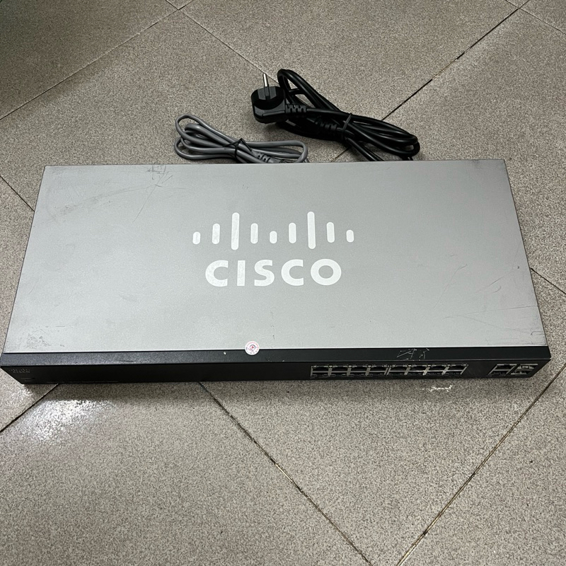 Bộ chia mạng Cisco SG200-18 18 port gigabit Smart Switch ( qua sử dụng ...
