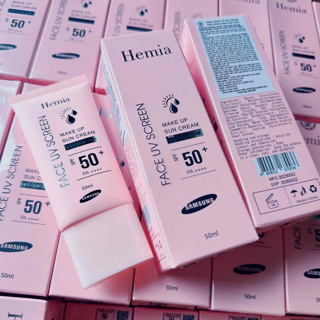 Kem Chống Nắng HEMIA 50ml - SPF 50+/PA++++ Hàng Chính Hãng - Face UV ...
