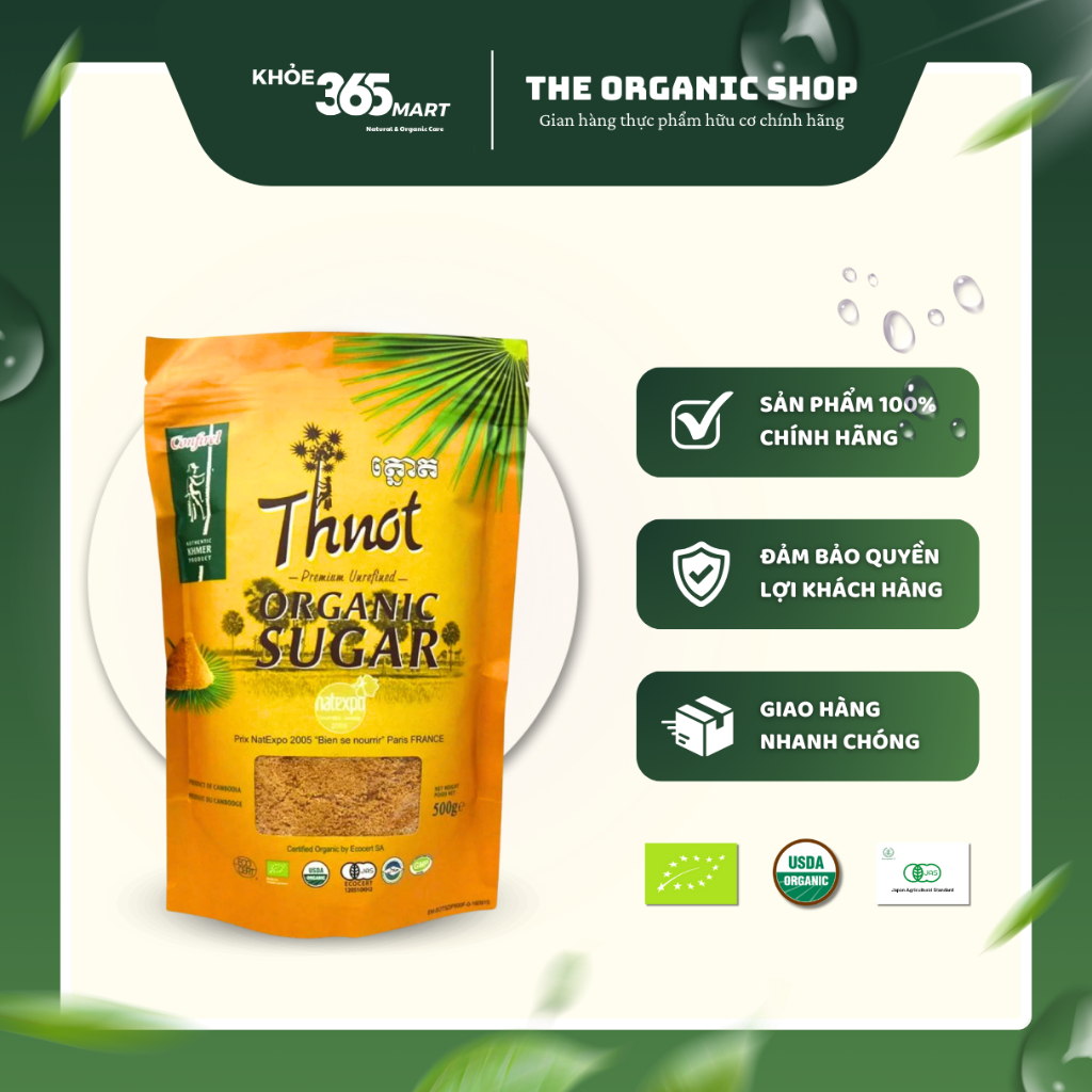 Đường Thốt Nốt Hữu Cơ Confirel Thnot Organic 500G (dạng mịn) | Shopee ...